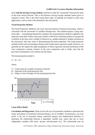 Unit 2: Economic Analysis for Business Decision | PDF