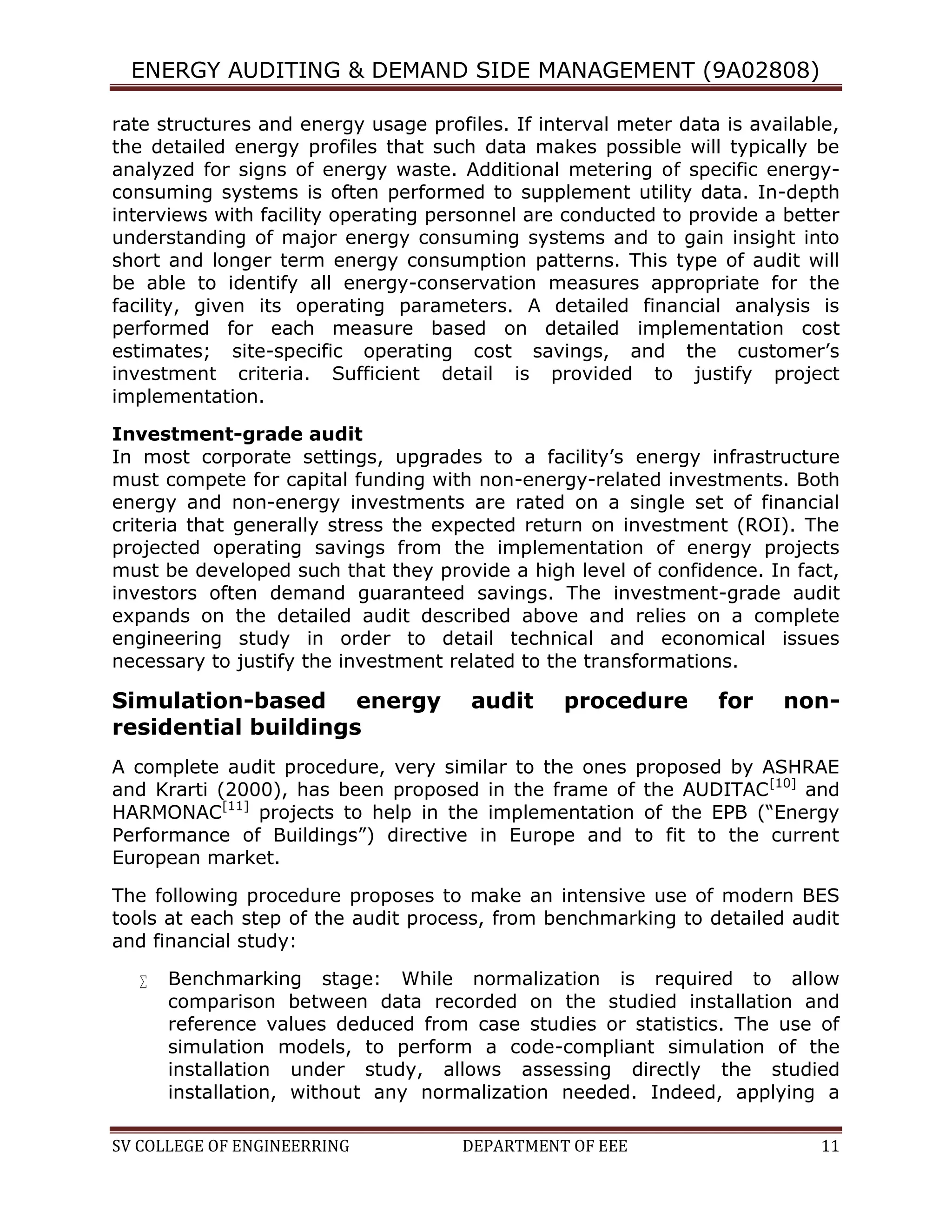 Unit ii energy auditing 1 | PDF