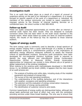 Unit ii energy auditing 1 | PDF