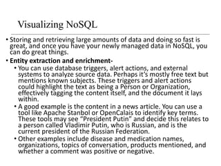UNIT II Evaluating NoSQL for various .pptx | Databases | Computer Software and Applications