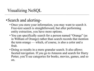 UNIT II Evaluating NoSQL for various .pptx