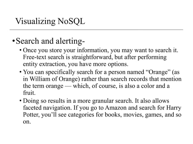 Unit Ii Evaluating Nosql For Various Pptx Databases Computer
