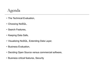 UNIT II Evaluating NoSQL for various .pptx | Databases | Computer Software and Applications