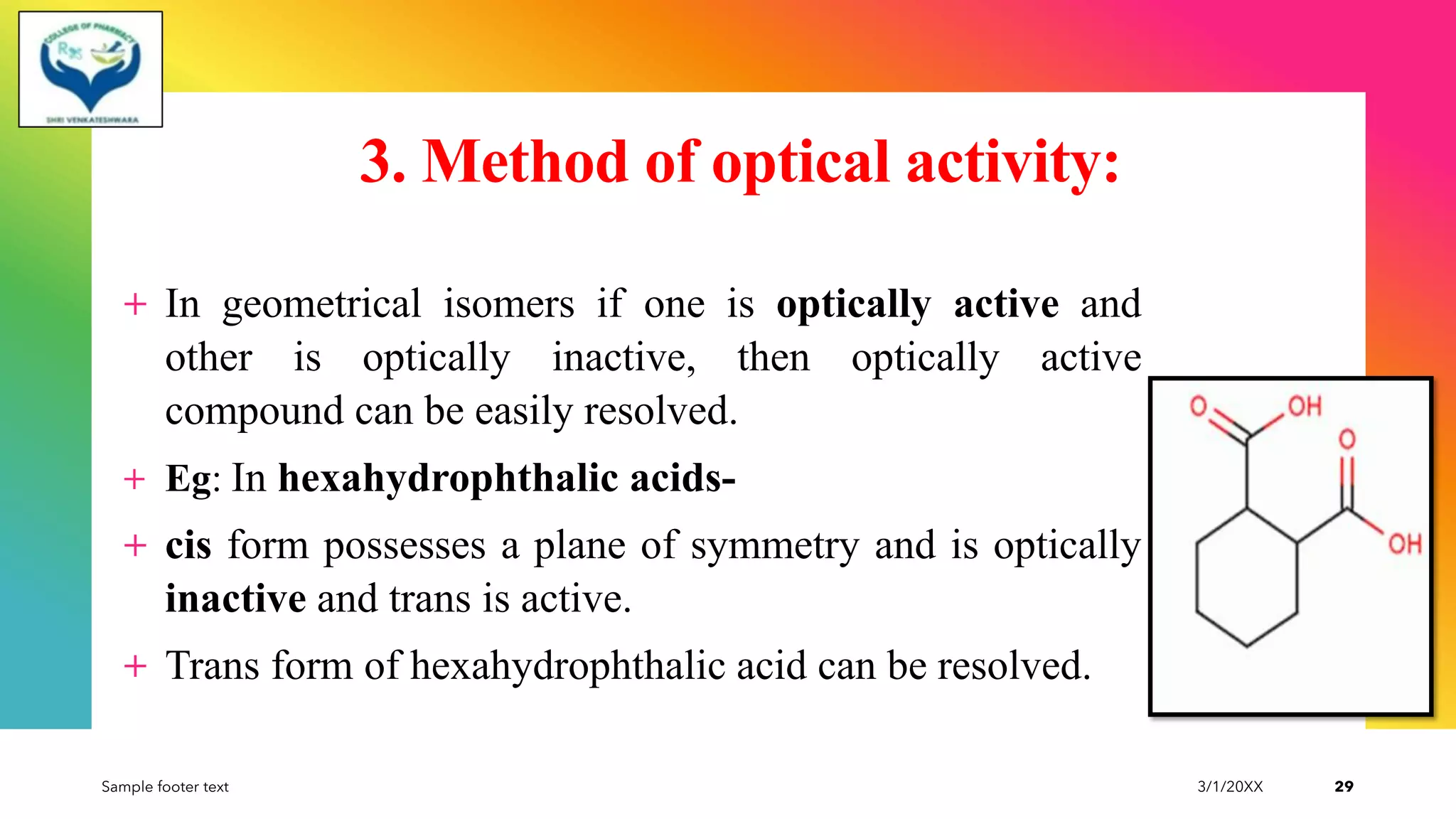 Unit II Geometrical isomerism | PDF