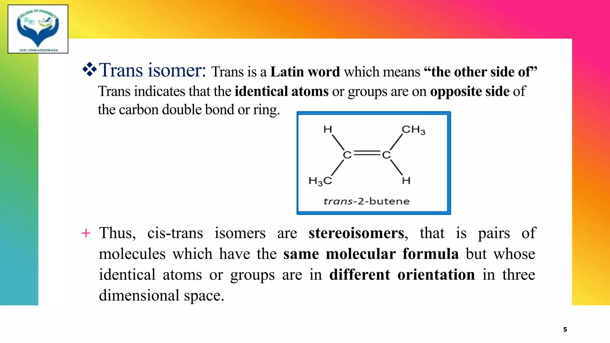 Unit II Geometrical isomerism | PDF