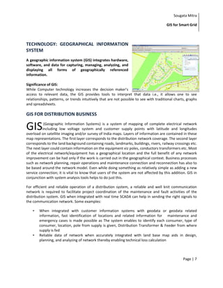 GIS For Smart Grid | PDF