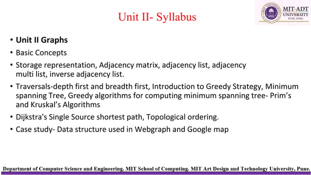 Unit II_Graph.pptxkgjrekjgiojtoiejhgnltegjte | PPT