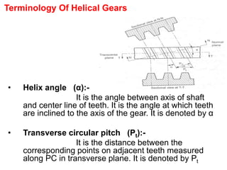 Unit ii helical gears | PPT