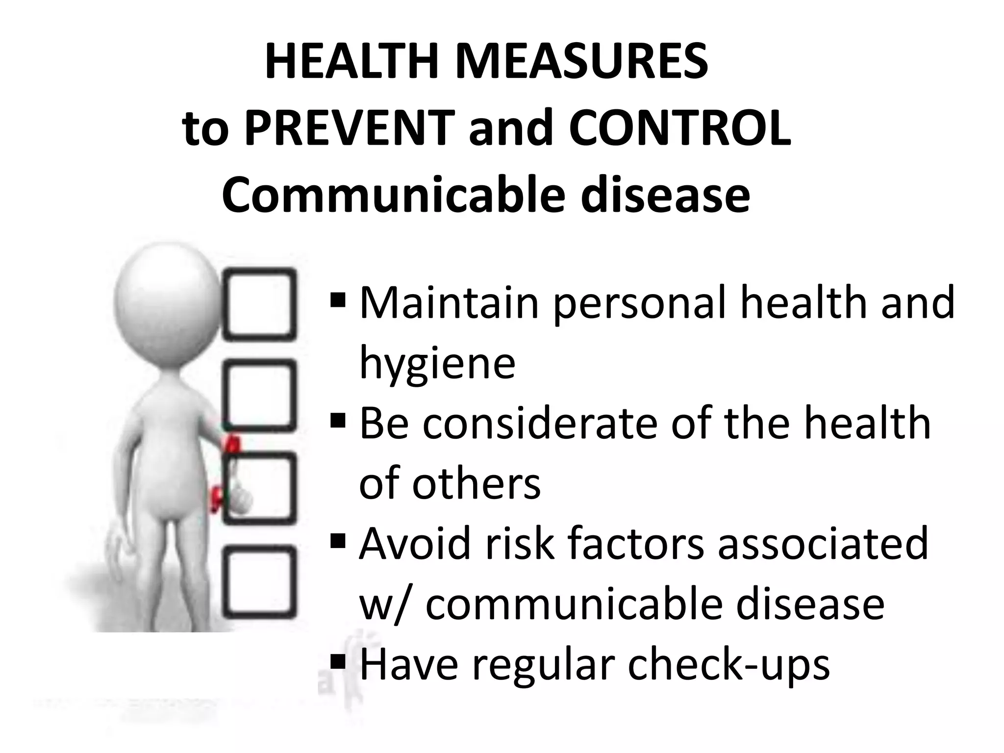 DISEASE PREVENTION AND CONTROL | PPTX