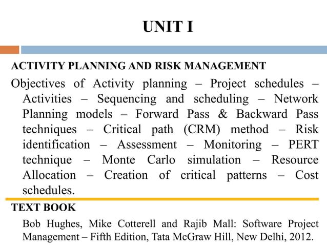 MG6088 SOFTWARE PROJECT MANAGEMENT | PDF | Physics | Science