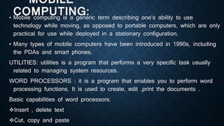 INTRODUCTION TO COMPUTER SOFTWARE | PPT