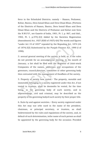 Registration of NGO or Establishment of Organization | PDF