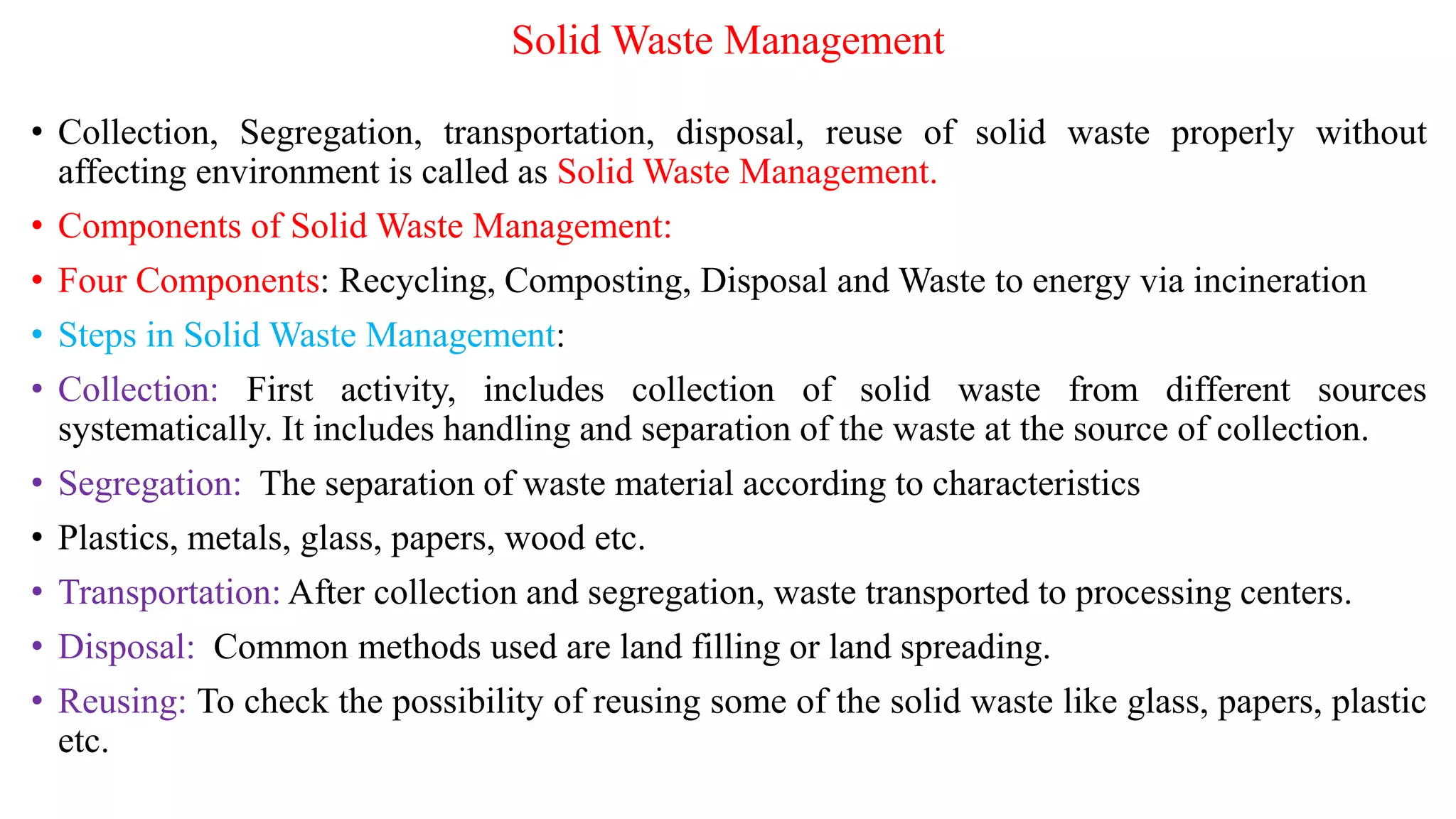 Solid Waste | PPT