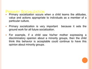 Unit III Soialization | PPTX