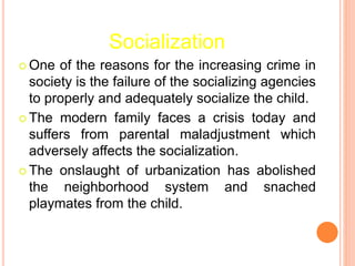 Unit III Soialization | PPTX
