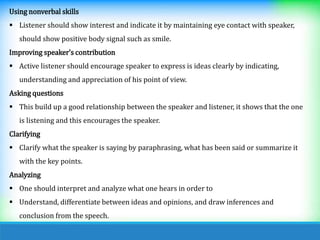 Basic Listening Skills, Effective Written Communication, Writing ...