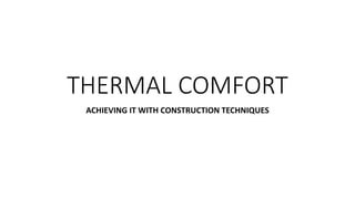 UNIT_ III.DES FOR THERMAL COMFORT.1.pptx