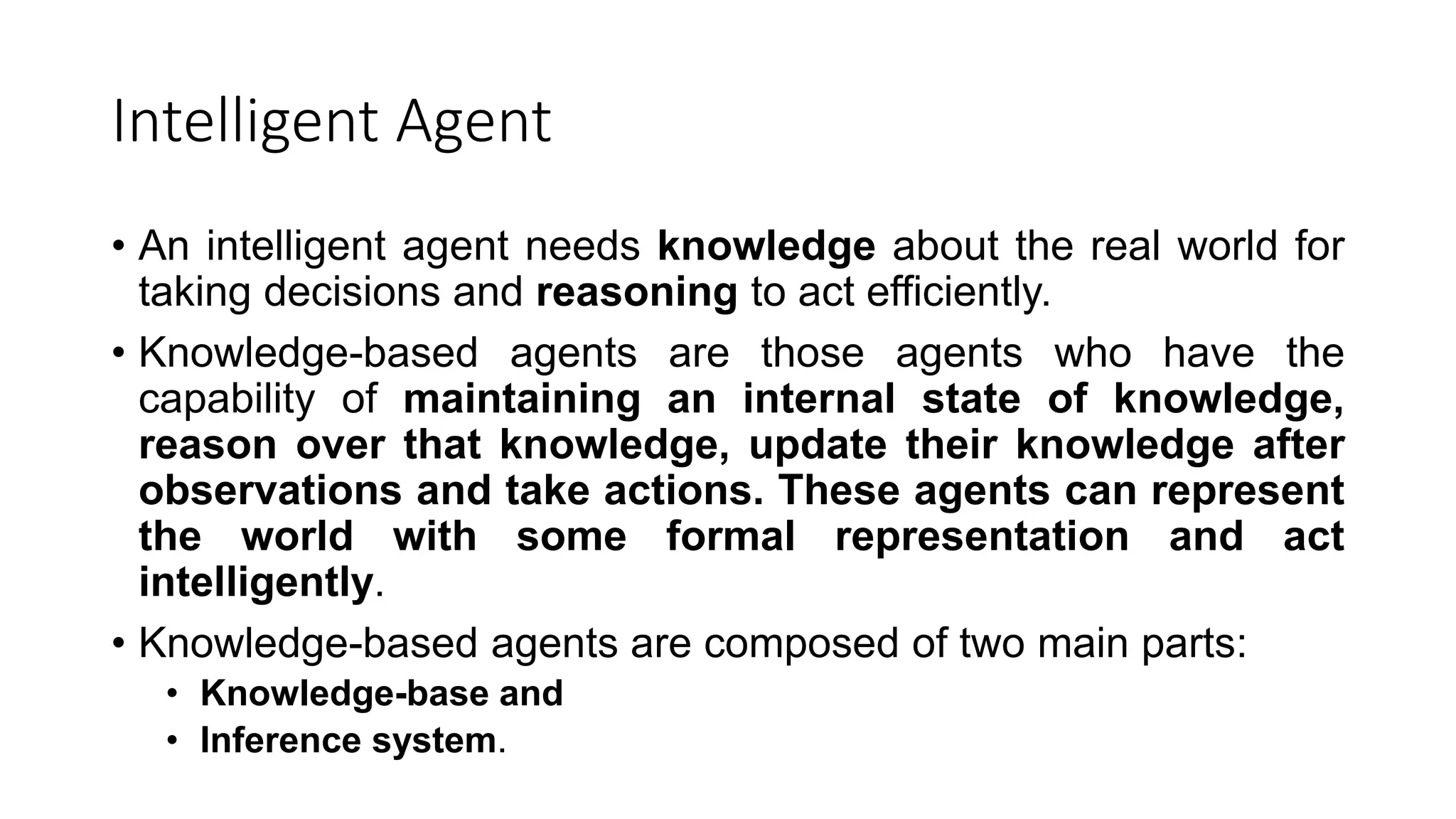 Artificial Intelligence - Reason and Planning | PPT