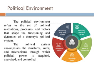 Political Environment and types of Political Environment | PPTX