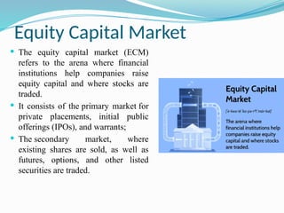 Capital Market Instruments - Primary and Secondary | PPTX