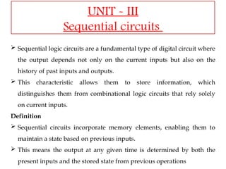 Flipflop & Latches, RS Flipflop, NOR and NAND Gate Circuits | PPTX