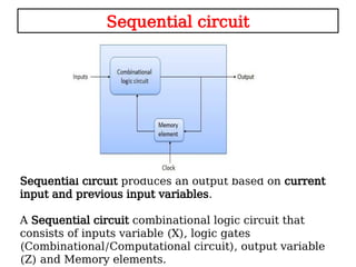 sequential circuits, flip flops and Latches | PPTX