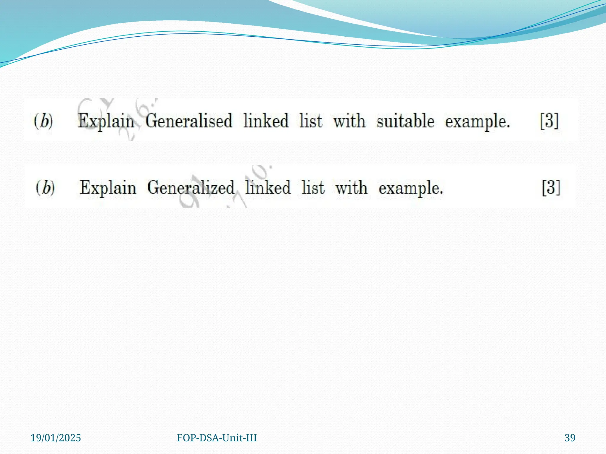 Unit – III.pptx Data Structures and Algorithms | PPT