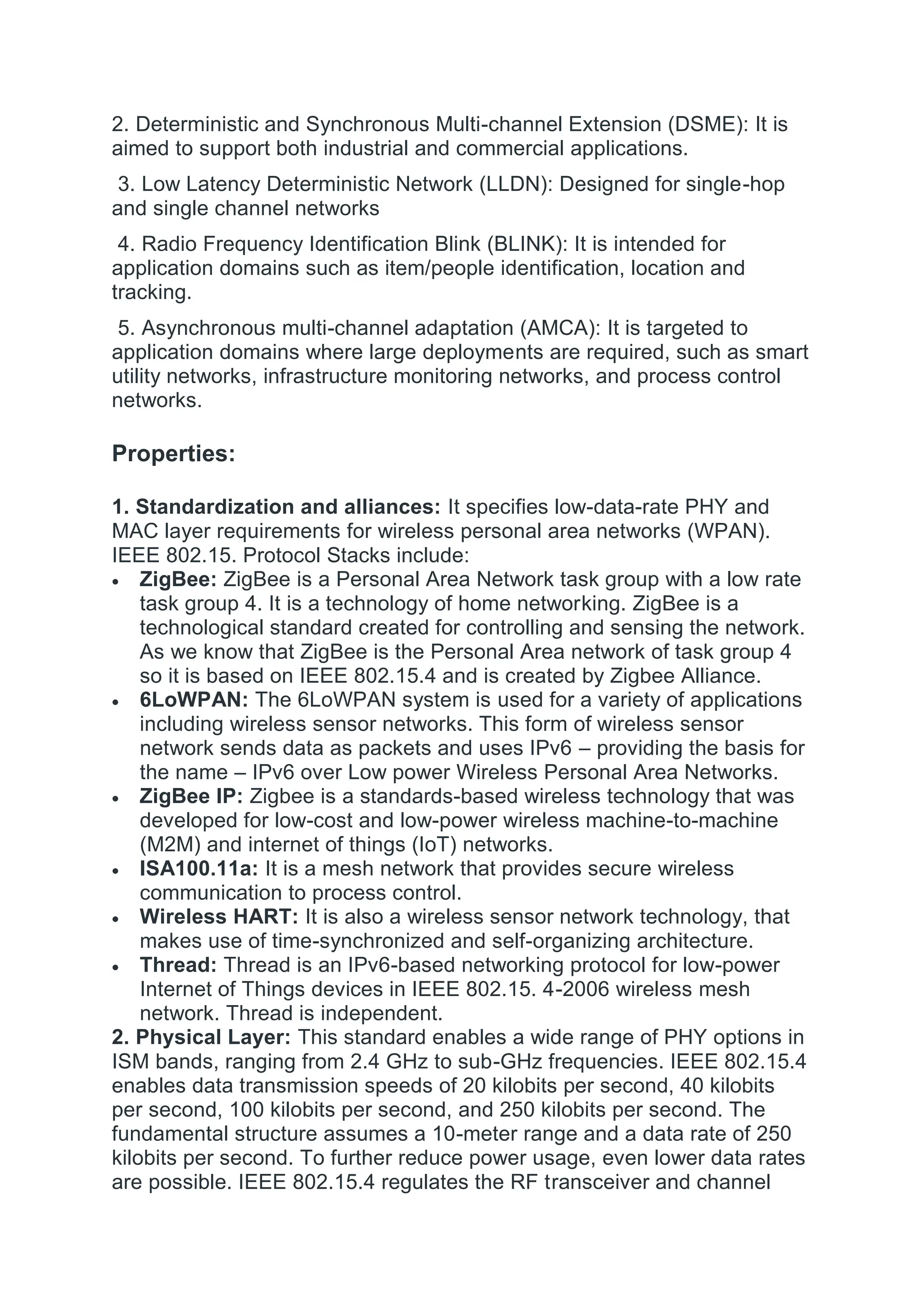 Introduction of IEEE 802.15.4 Technology | PDF