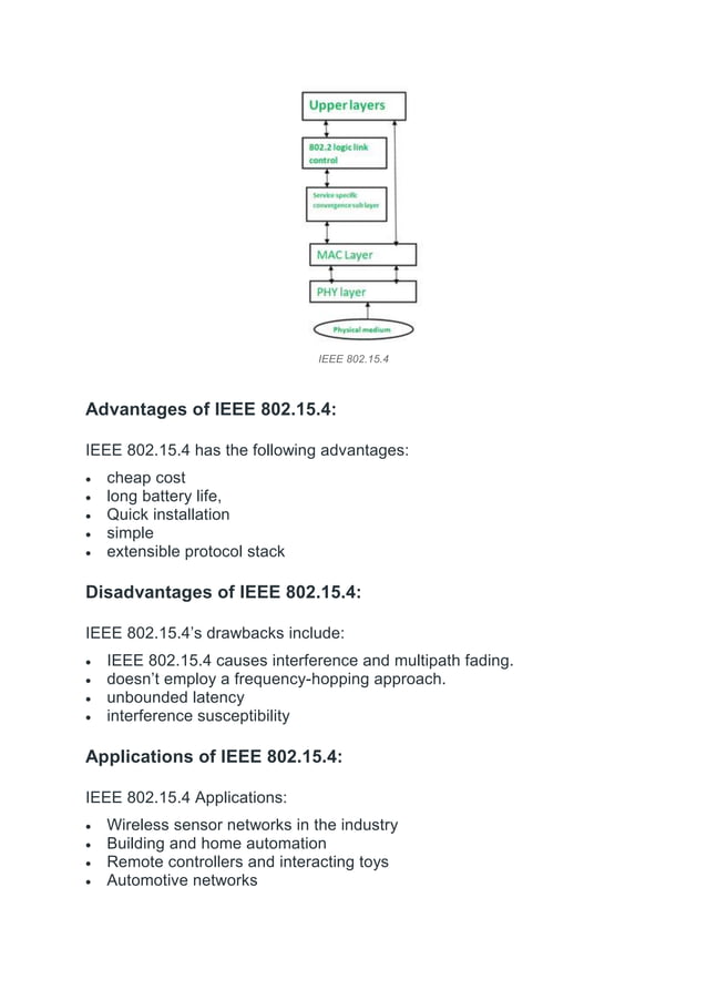Introduction of IEEE 802.15.4 Technology | PDF