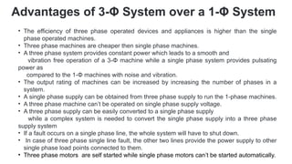3 phase system concepts and its mertis and demerits & derivation of ...