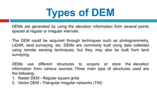 Digital Elevation Model (DEM) | PPTX