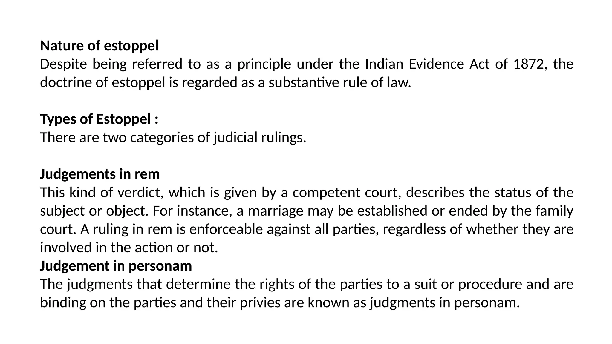 Unit III - Law of Evidence - Estoppel.pptx