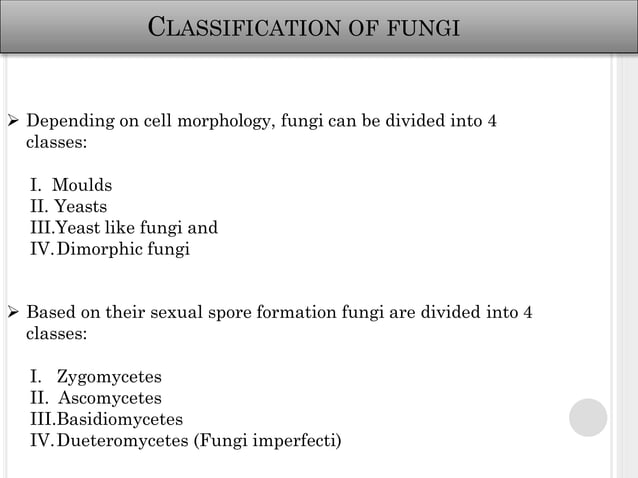 Morphology, Classification, Cultivation and Reproduction of Fungi | PDF ...