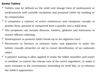 UNIT III-Herbal Cosmetics Herbal drug technology.pptx