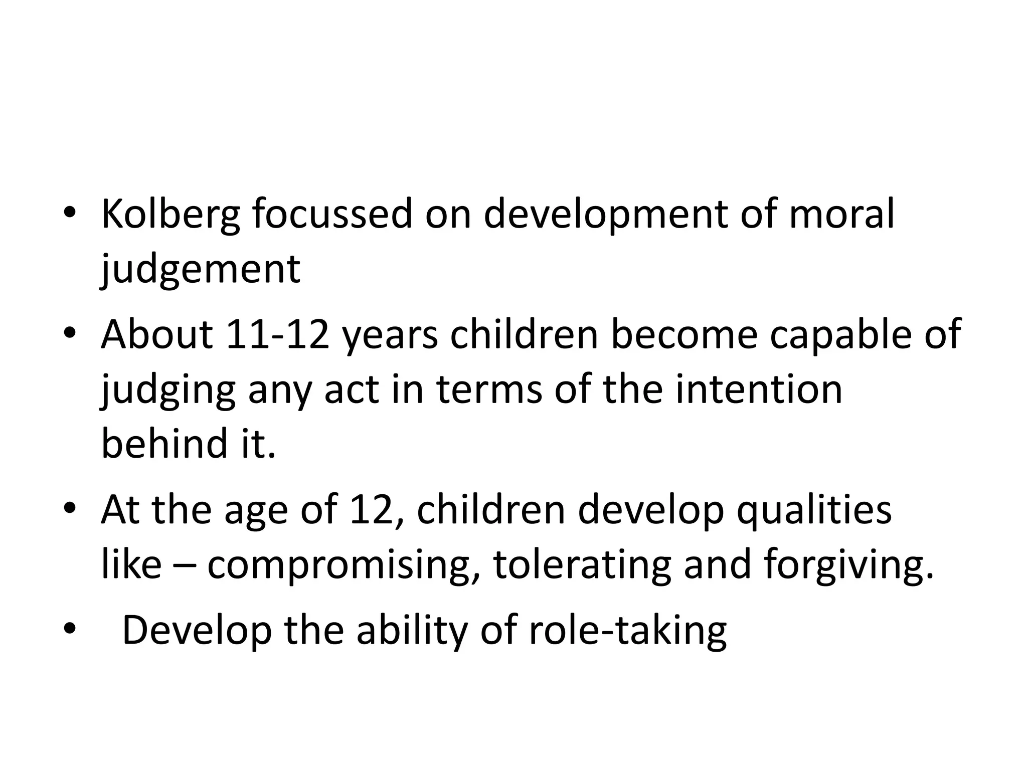 KOHLBERG STAGES OF MORAL DEVELOPMENT | PPTX