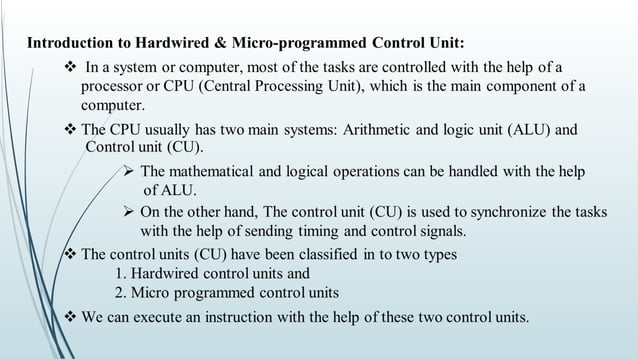 concept of computer organisation and architechture | PPT
