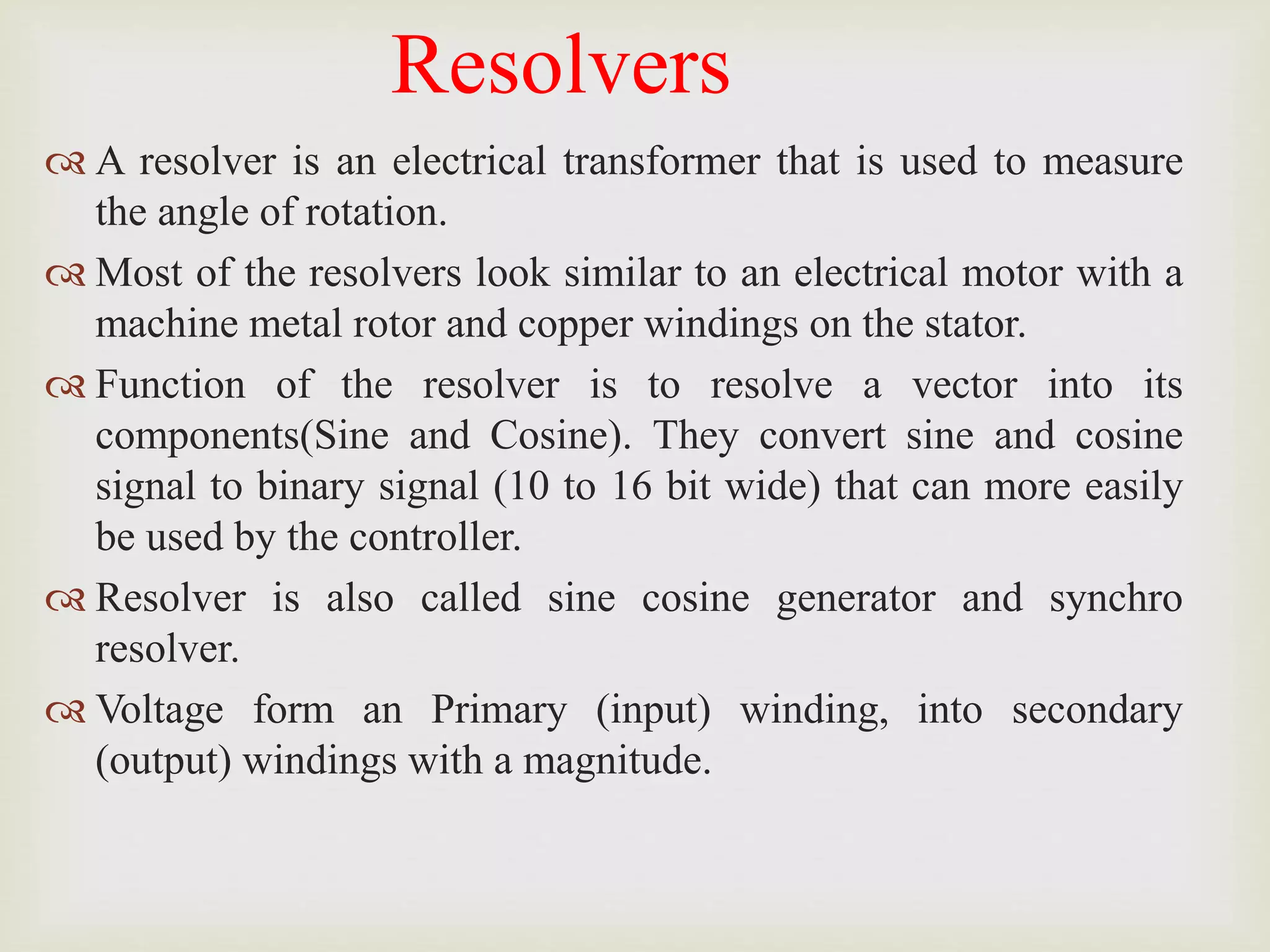 Unit III-- senors in robotics | PPTX