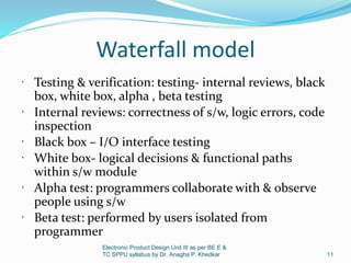 Unit iii software design and testing methods | PPTX