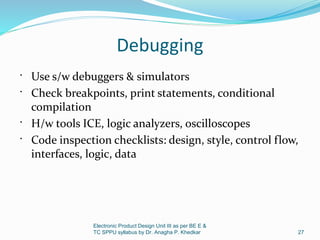 Unit iii software design and testing methods | PPTX