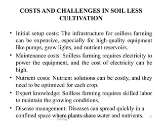 UNIT III - SOIL LESS CULTIVATION FOR UA.pptx