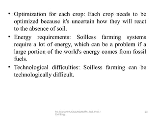 UNIT III - SOIL LESS CULTIVATION FOR UA.pptx