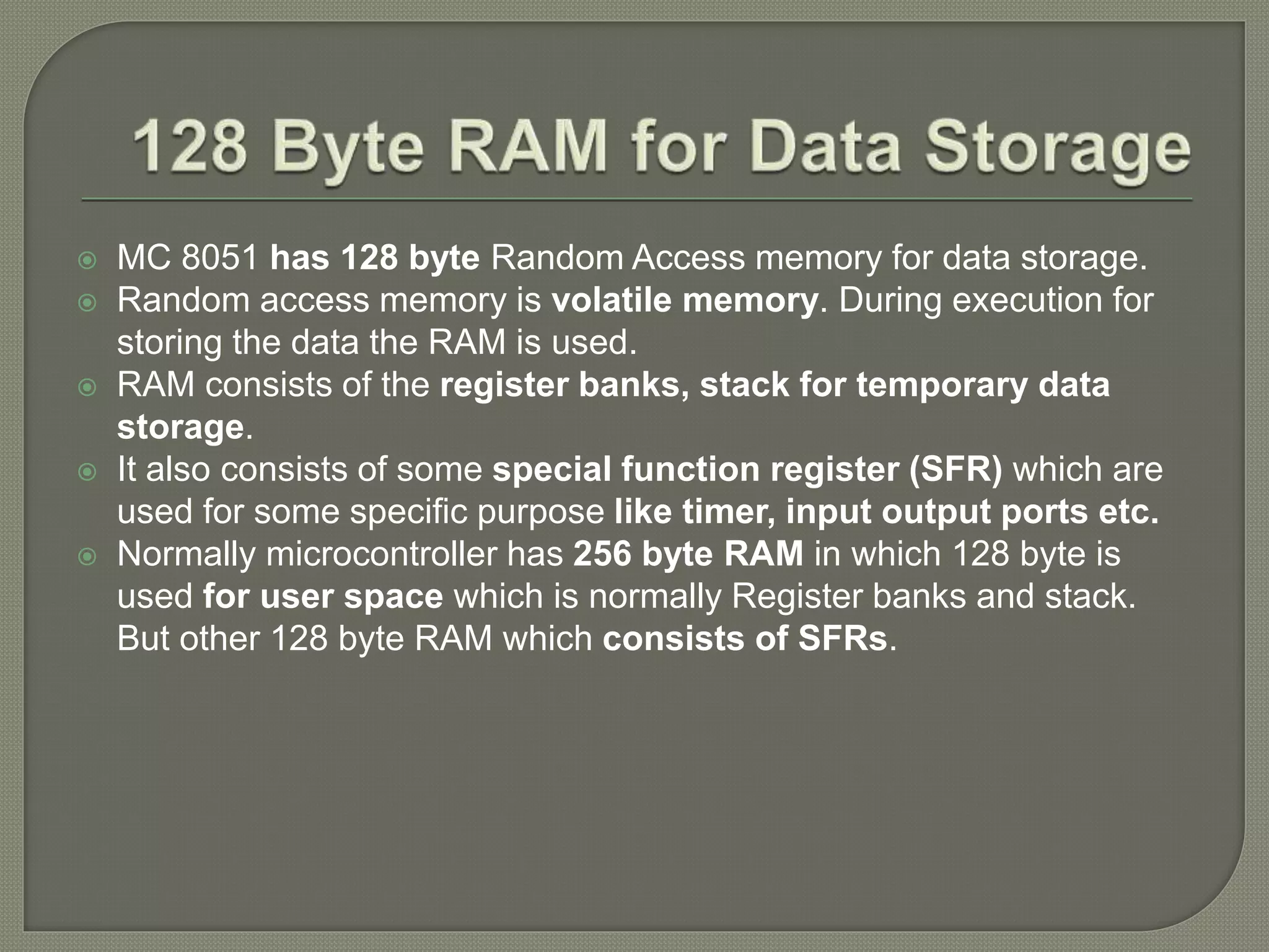 Sybsc It Sem Iv Embedded Systems Unit Iii The 8051 Microcontrollers Pptx Computer