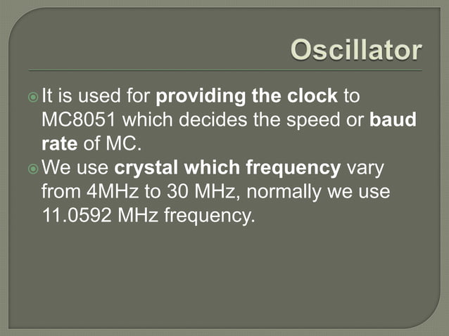 SYBSC IT SEM IV EMBEDDED SYSTEMS UNIT III The 8051 Microcontrollers | PPT