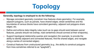 GIS - Topology | PPTX