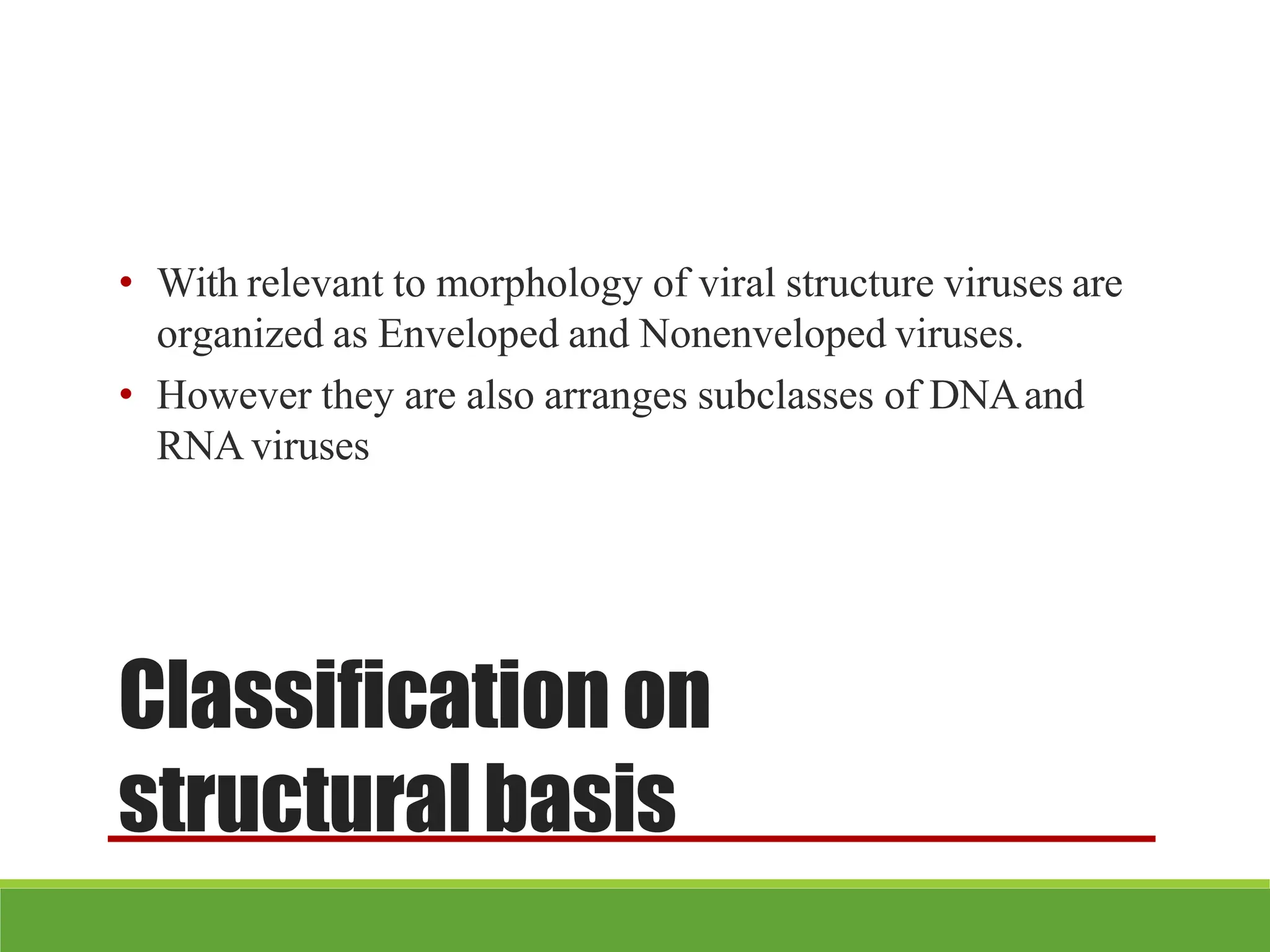 morphology of virus and classification.. | PPTX
