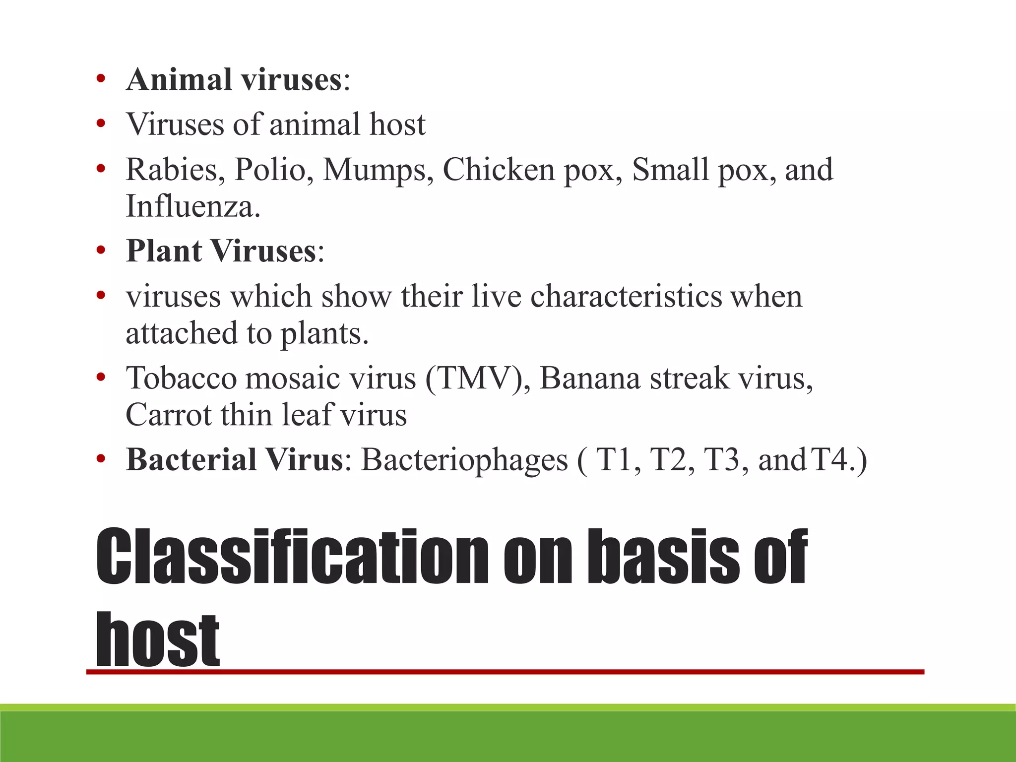 Morphology, Classification, Cultivation and Replication of Virus | PPTX