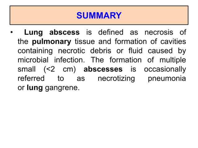 Unit III 2. Lung Abscess.ppt