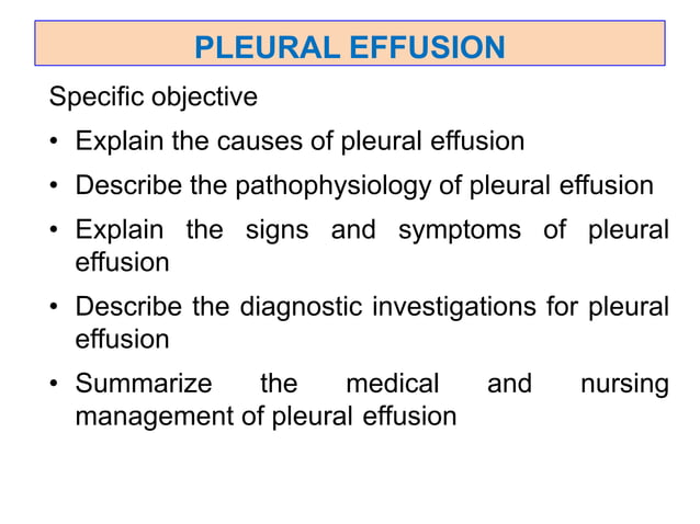 Unit III 3. Pleural Effusion.ppt | Lung and Respiratory Health ...