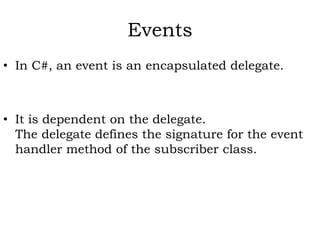 PROGRAMMING USING C#.NET SARASWATHI RAMALINGAM | PPT