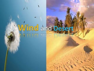 Unit iii chapter 14 (wind and desert) | PPTX